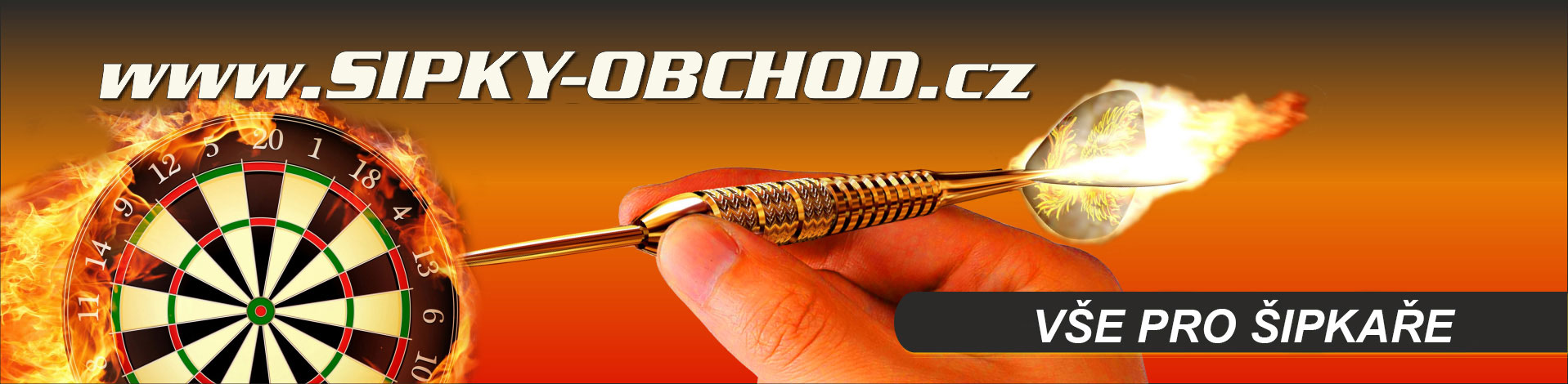 E-shop s potřebami pro hráče šipek